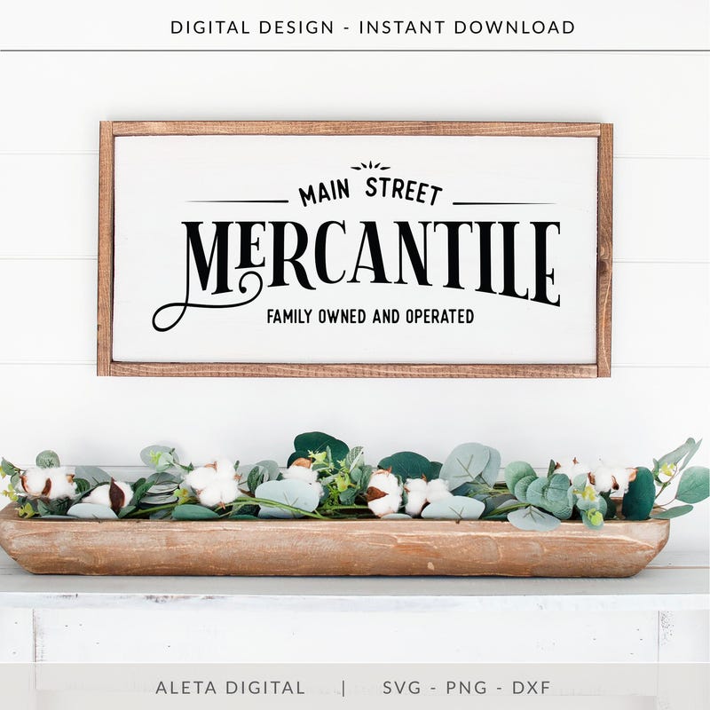 Mercantile Sign - Etsy