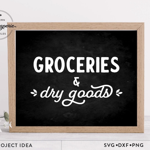 Groceries Sign - Etsy