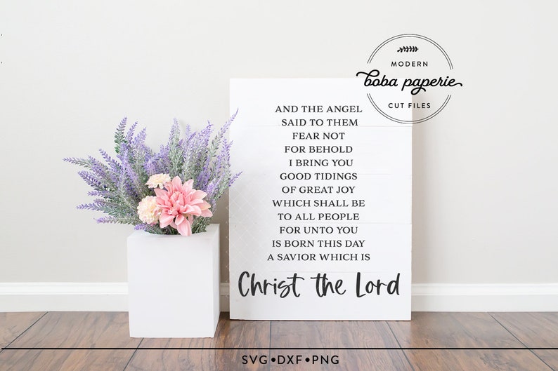 Christ the Lord SVG Bible Script Svg Holiday Svg Scripture - Etsy