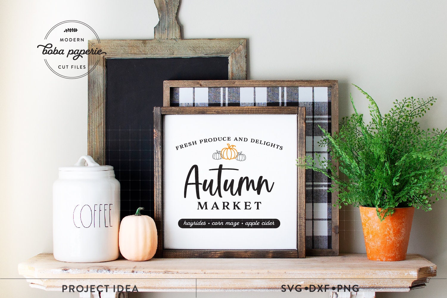 Autumn Market Svg, Fall Svg, Fall Decor Svg, Fall Wood Sign Svg ...