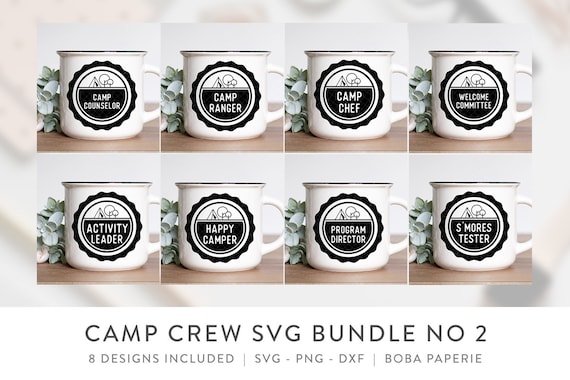 Camp Crew SVG Summer Camp SVG Camp Counselor SVG Camp Chef | Etsy