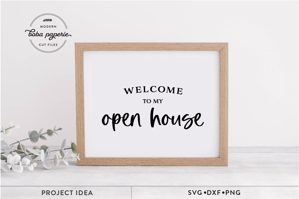 Welcome to My Open House SVG Realtor Svg Real Estate Svg - Etsy