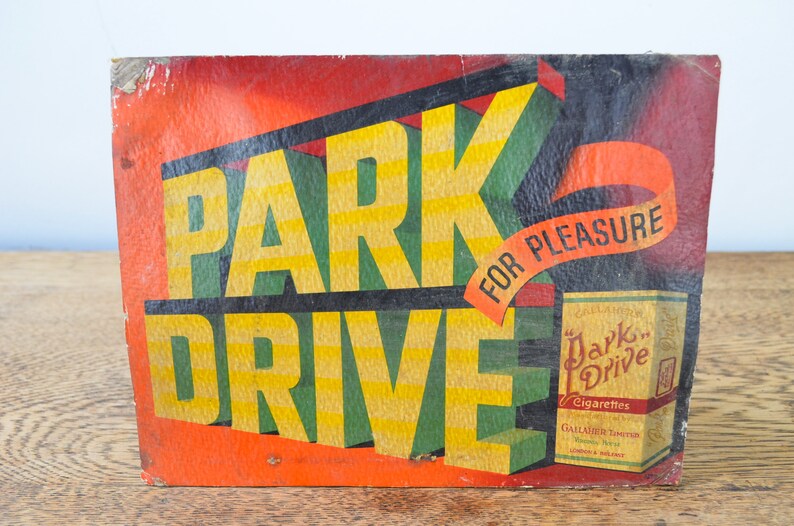 Original Park Drive Cigarette Counter Top | Etsy