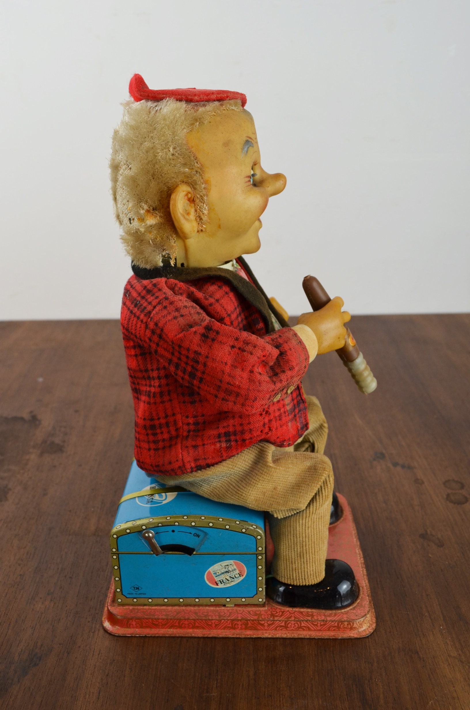 Vintage Smoking Man Toy - Etsy