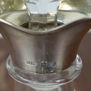 Antique Silver & Glass Carafe - Etsy UK