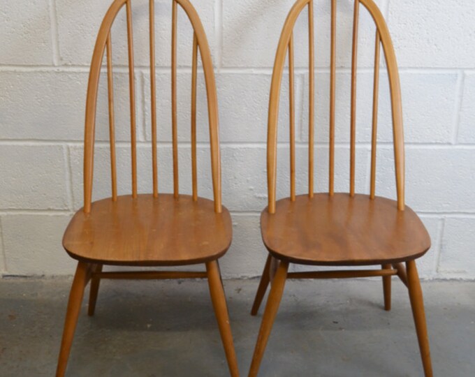 Vintage Ercol Dining Chairs - Etsy UK