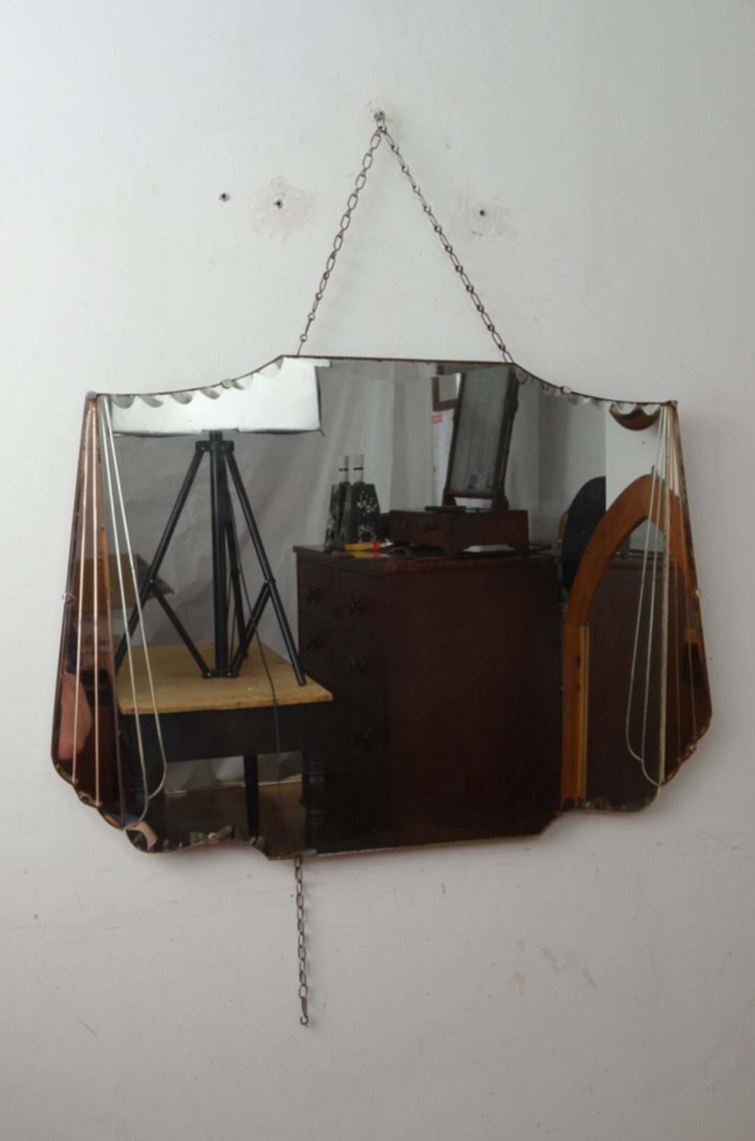 Art Deco Wall Mirror - Etsy