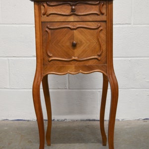 French Antique Bedside Table - Etsy