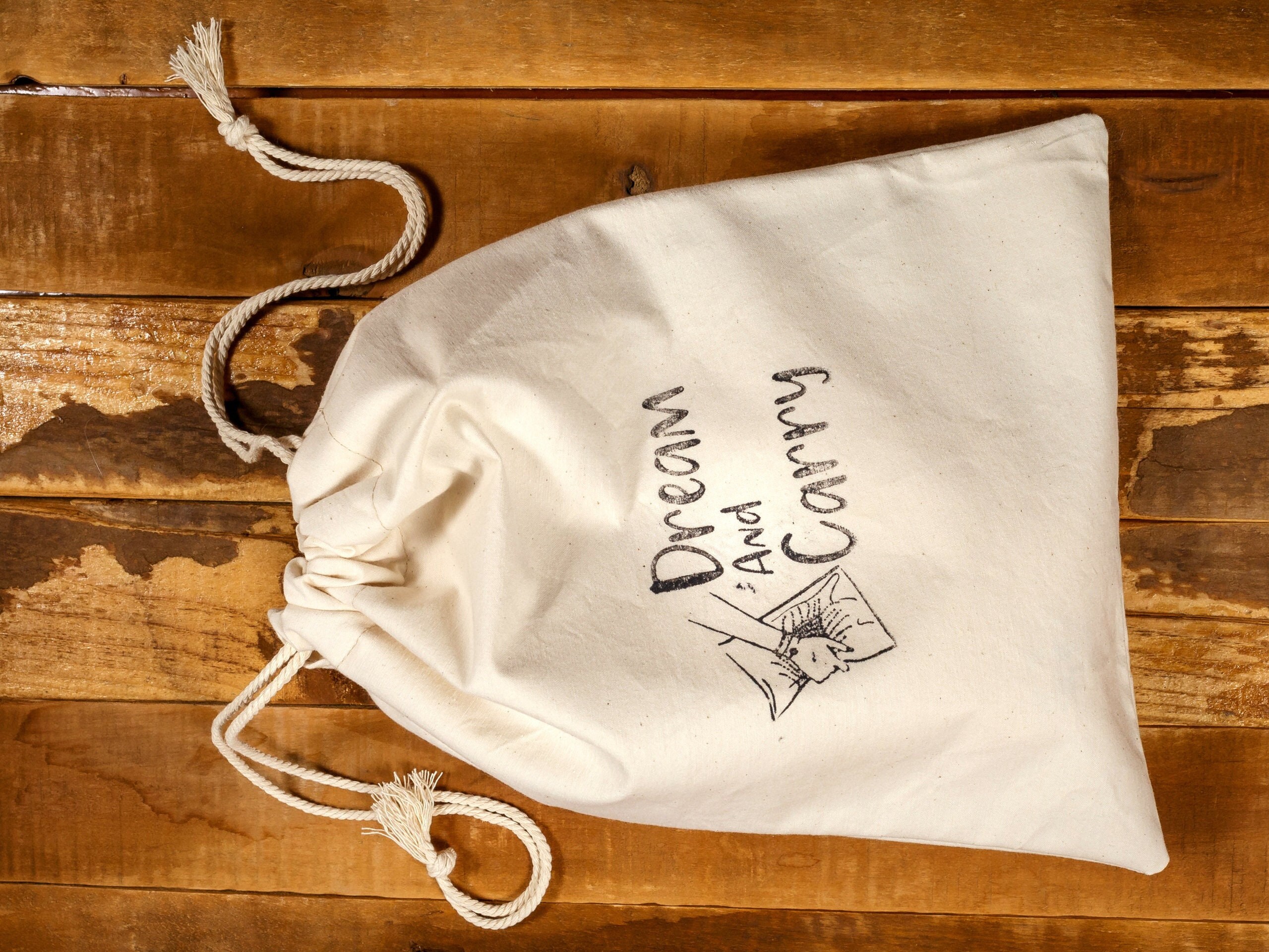 Heavy Cream Cotton Canvas Wallet, Embroidery Free Balloon Kiss Lock ...