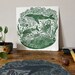 Original Linocut Print ‘sea Life’ - Etsy
