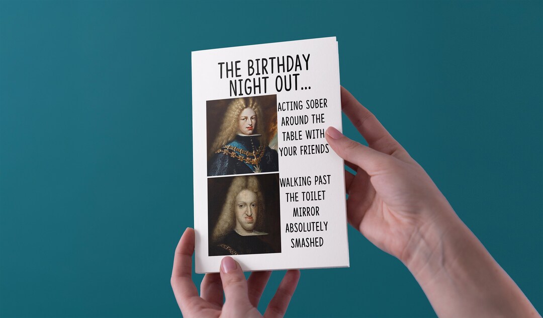 The Birthday Night Out Birthday Greeting Card Free UK Shipping - Etsy UK