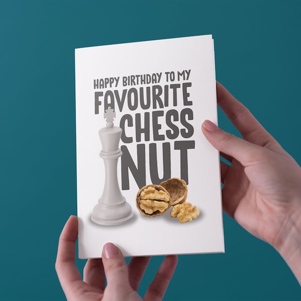 Chess Birthday Card - Etsy UK