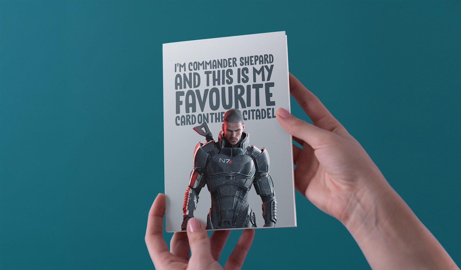 I'm Commander Shepard and This is My Favourite Card on the - Etsy