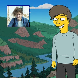 Simpsonize Me, Custom Family Portrait, Personalized Simpson Cartoon of ...