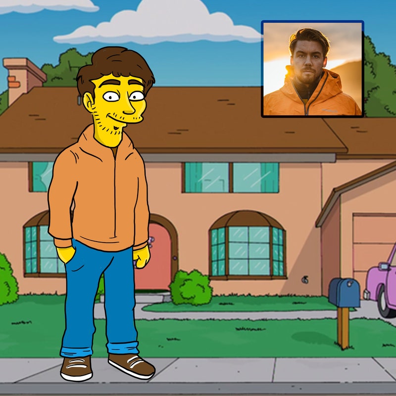 Simpsons Portrait - Etsy