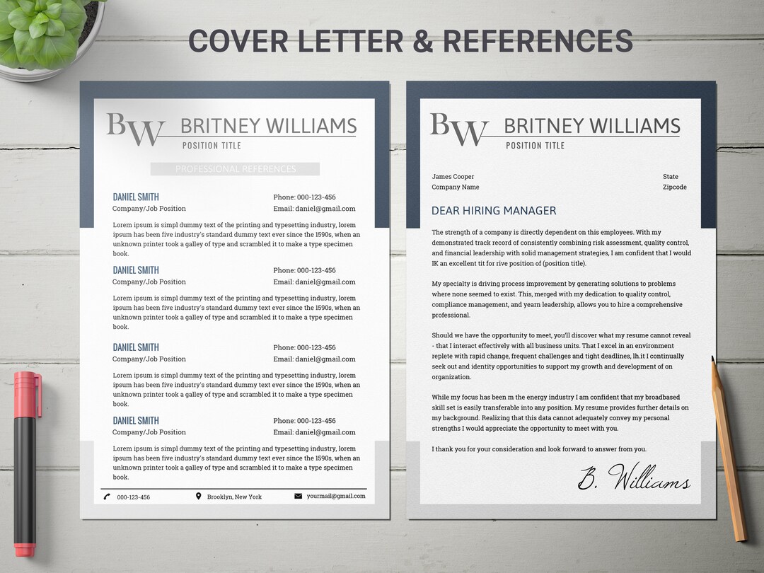 2022 Professional Resume Template Professional Digital CV - Etsy