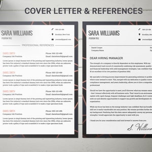 CV Resume With Photo, Professional Resume, Digital Resume Template ...