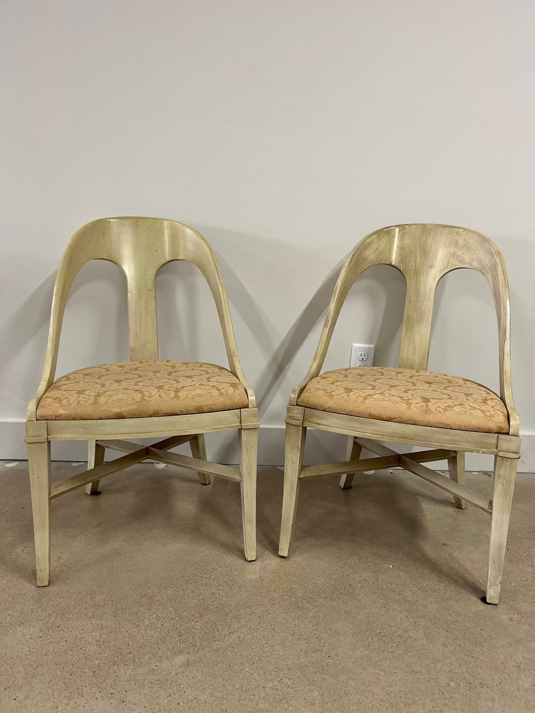 Vintage Spoon Back Chairs - Etsy