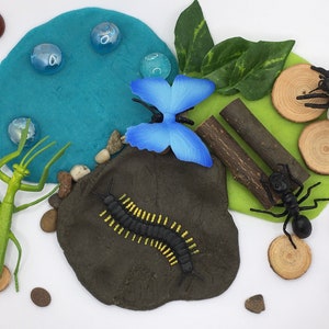 Minibeast Play Dough Kit - Etsy UK