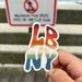 Long Beach NY Waterproof Sticker - Etsy