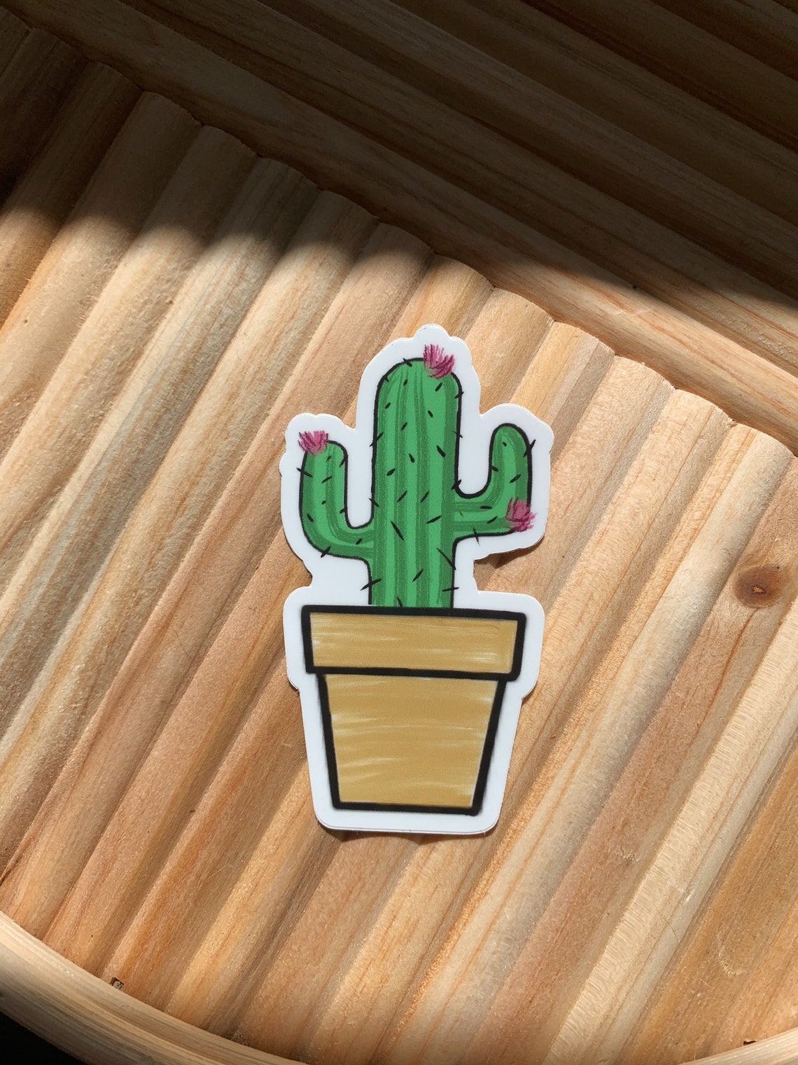 Cactus Sticker WATERPROOF | Etsy