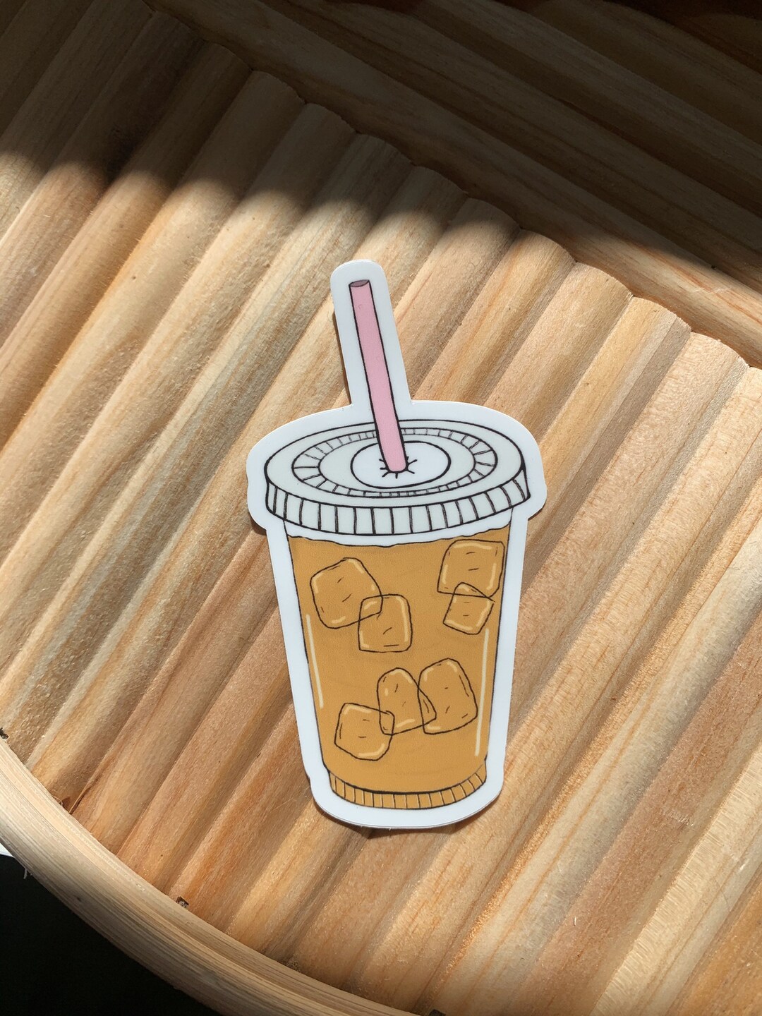 Iced Coffee Sticker WATERPROOF Perfect for Laptops, Hydroflasks, and ...