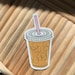 Iced Coffee Sticker WATERPROOF Perfect for Laptops, Hydroflasks, and ...