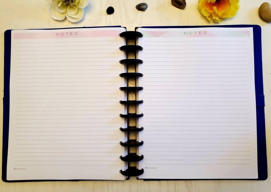 Note Pages for All 11 Disc Planner Systems, Including Tul and Arc - Etsy