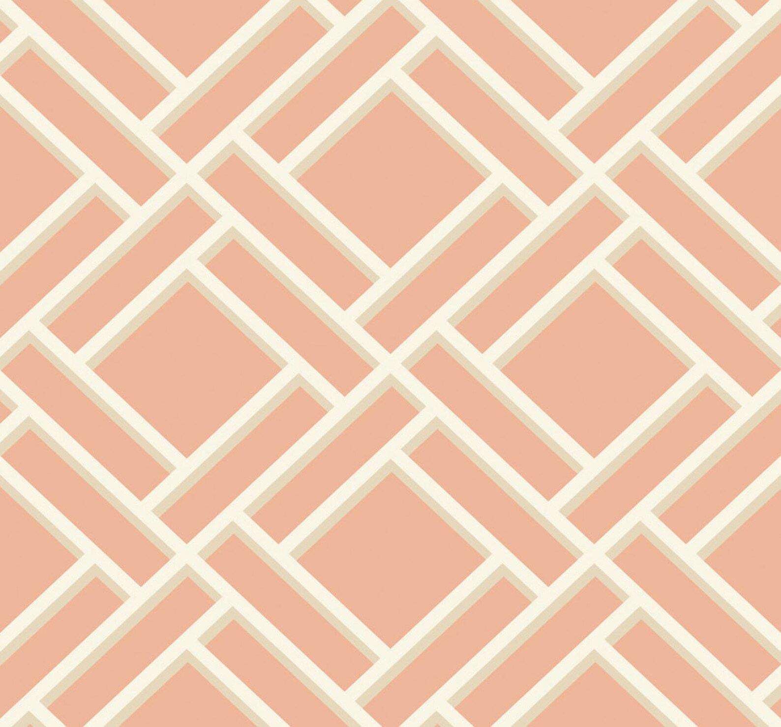 Wallpaper Geometric Wallpaper Lattice Wallpaper Modern - Etsy
