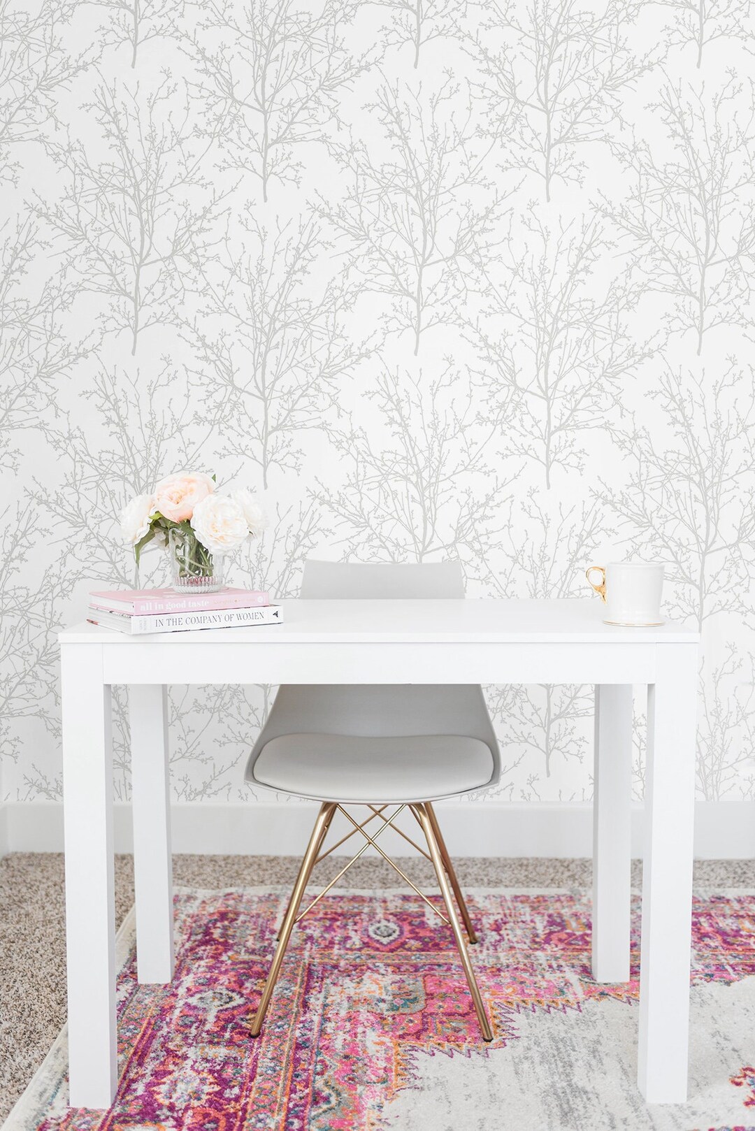 Wallpaper | Tree Wallpaper | Peel and Stick Wallpaper | Self Adhesive ...