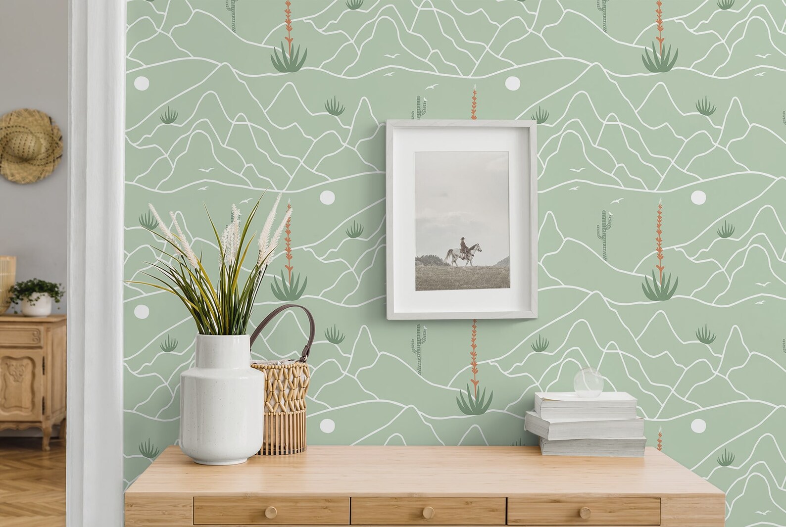 Desert Peel and Stick Wallpaper | Desert Wallpaper | Self Adhesive ...