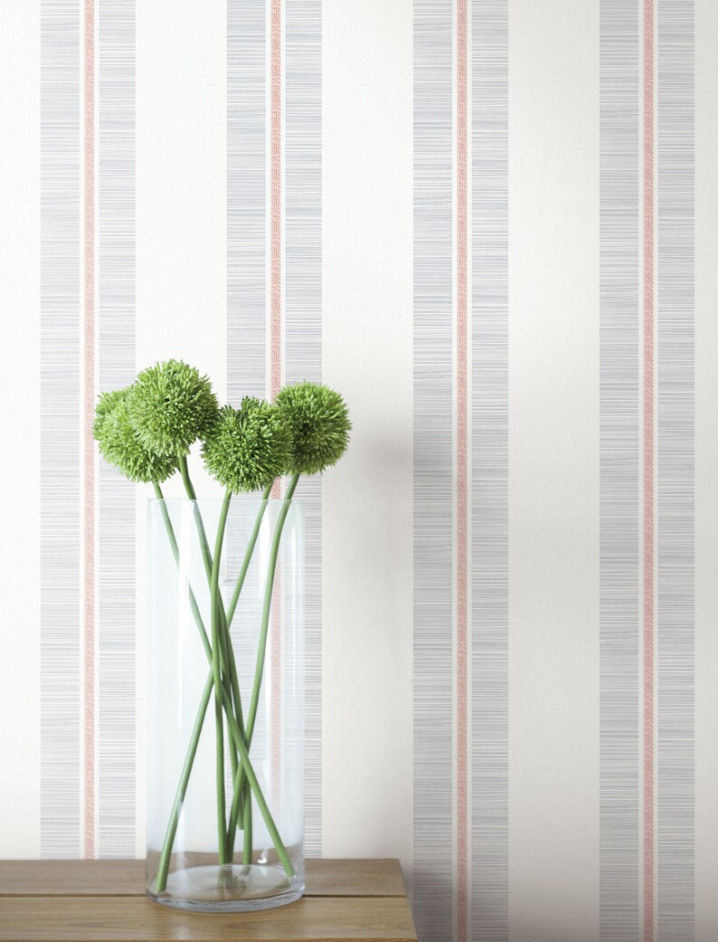 Wallpaper | Striped Wallpaper | Beach Wall Decor | Beach Wallpaper ...