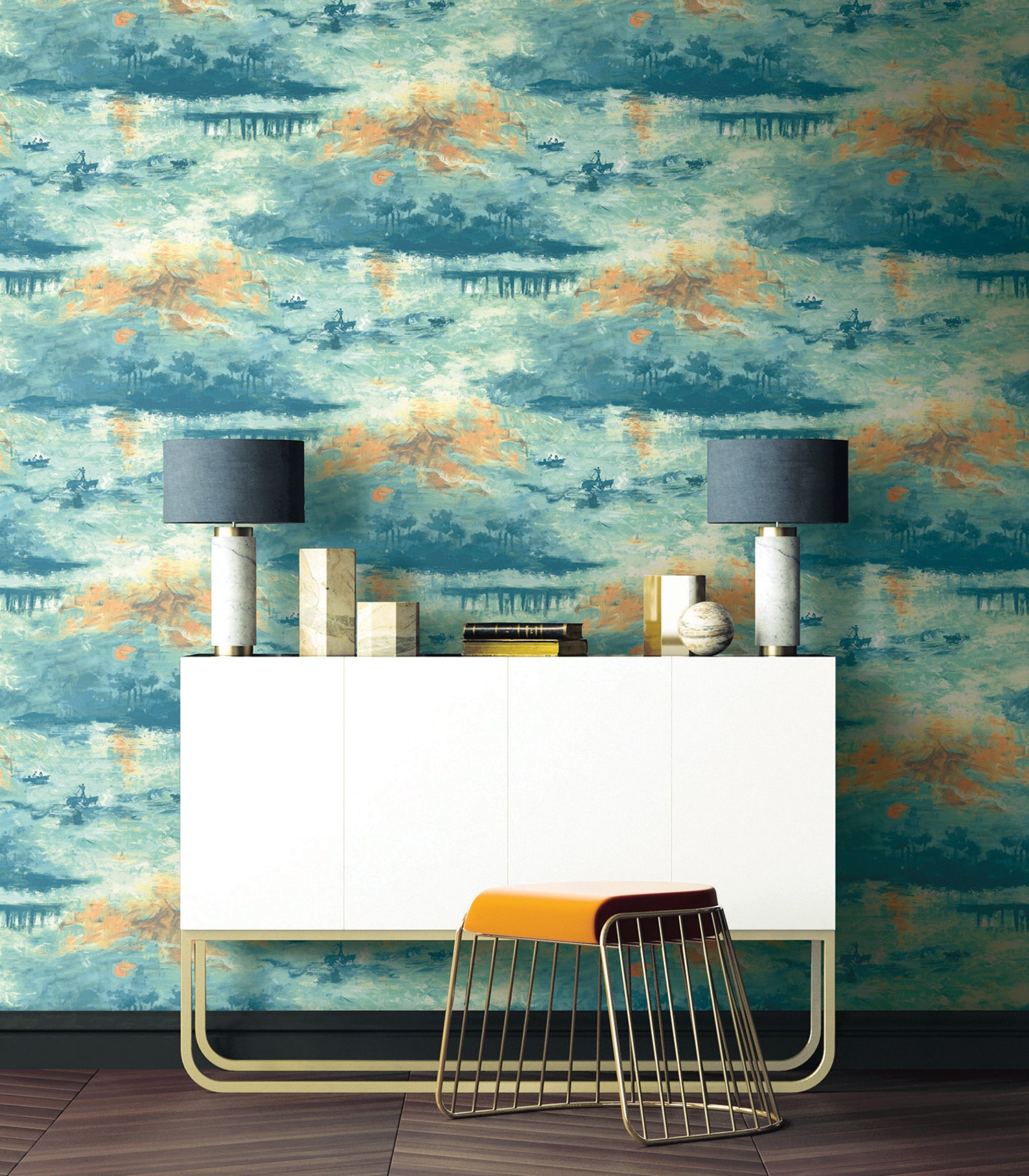 Wallpaper Art Wallpaper Paint Wallpaper Graphic | Etsy