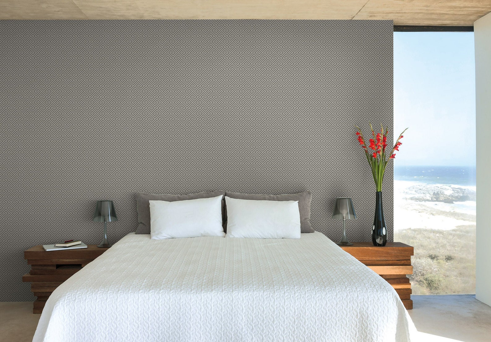 Wallpaper Geometric Wallpaper Beach House Wallpaper - Etsy