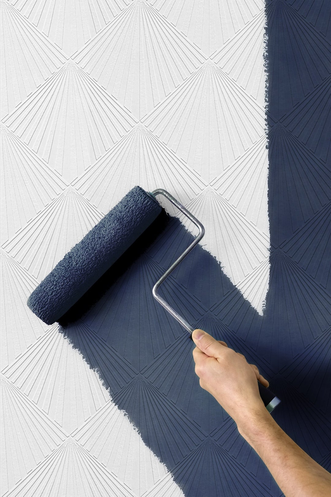 Wallpaper | Paintable Wallpaper | Geometric Wallpaper | Paint Wallpaper ...