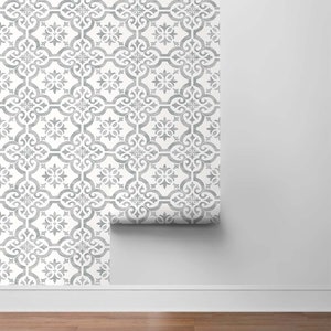 Wallpaper | Geometric Wallpaper | Grey Wallpaper | Tile Wallpaper ...
