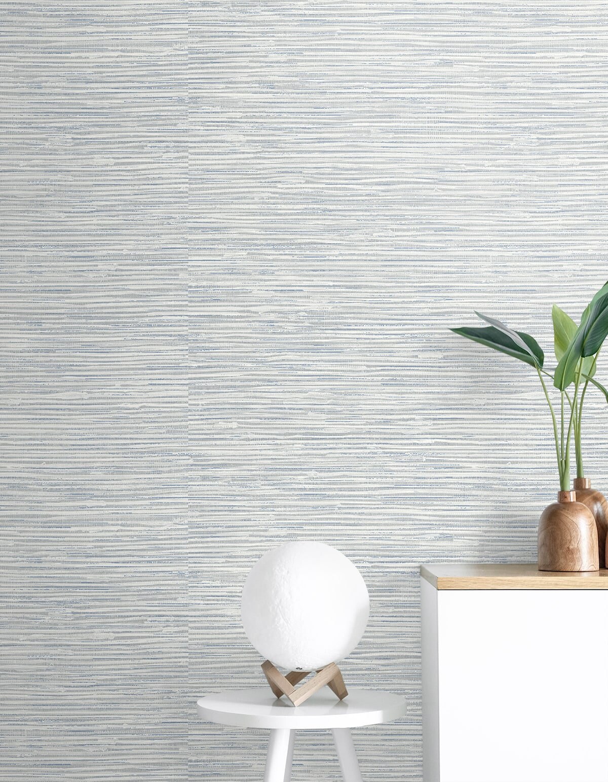 Prepasted Wallpaper Coastal Faux Grasscloth Wallcovering Grey Beach ...