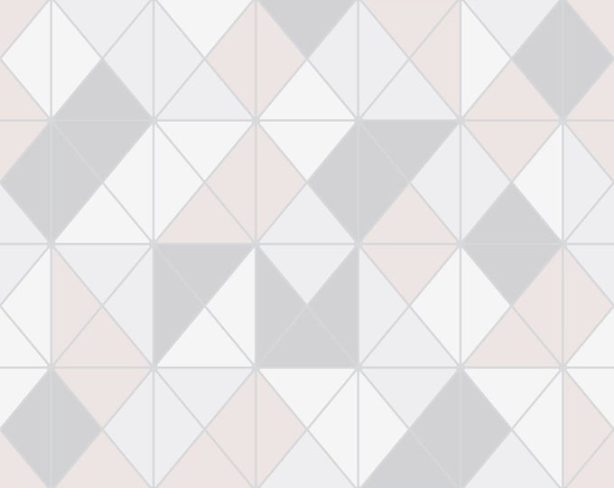 Wallpaper | Geometric Wallpaper | Pink Wallpaper | Gold Wallpaper ...