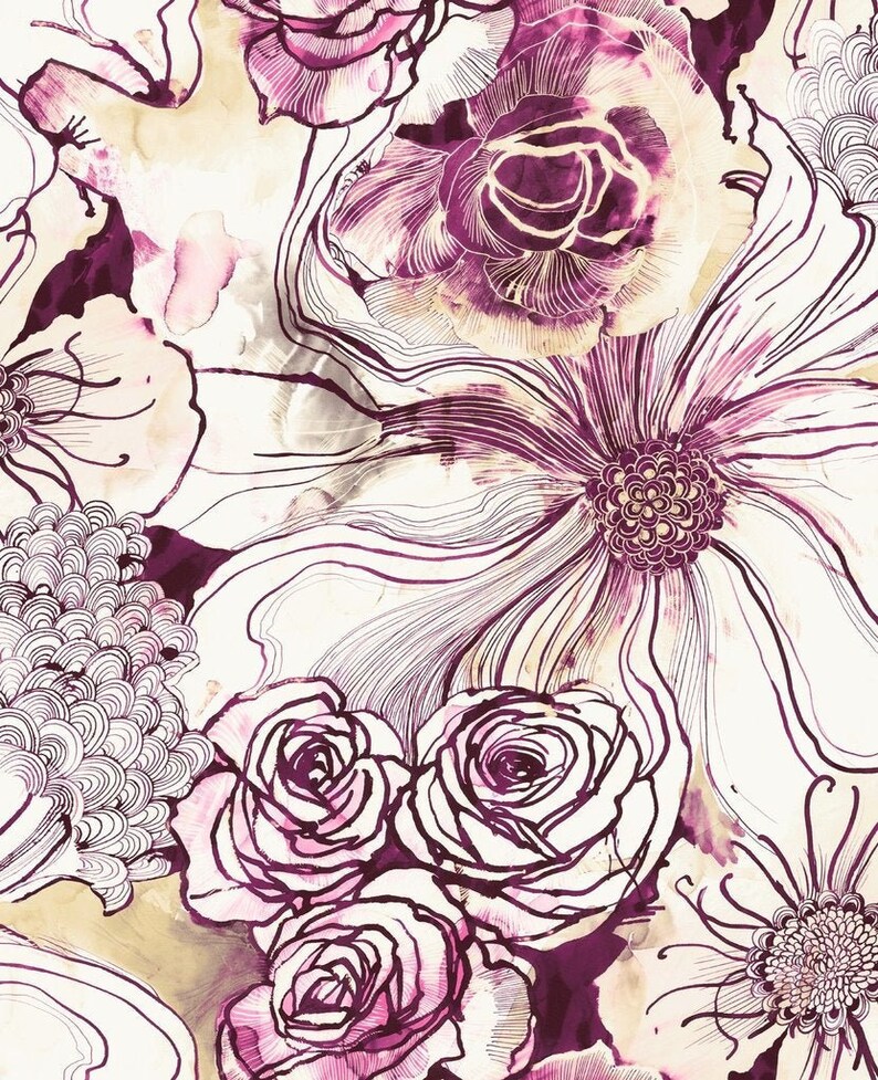 Wallpaper | Floral Wallpaper | Abstract Wallpaper | Watercolor ...
