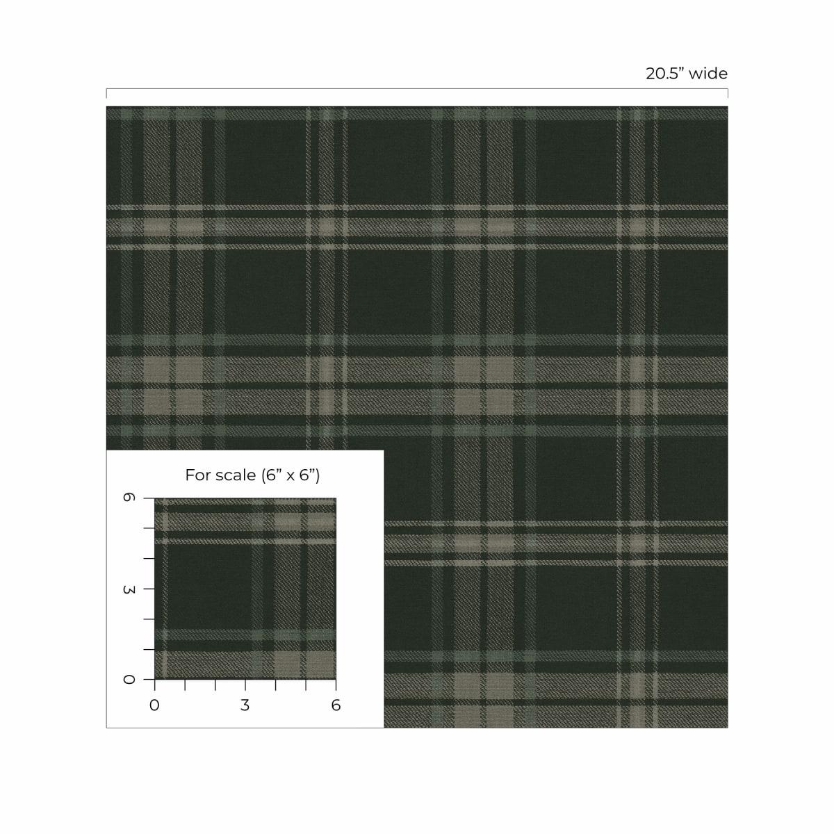 Prepasted Wallpaper Plaid Wallcovering Traditional Moody Striped Wall ...