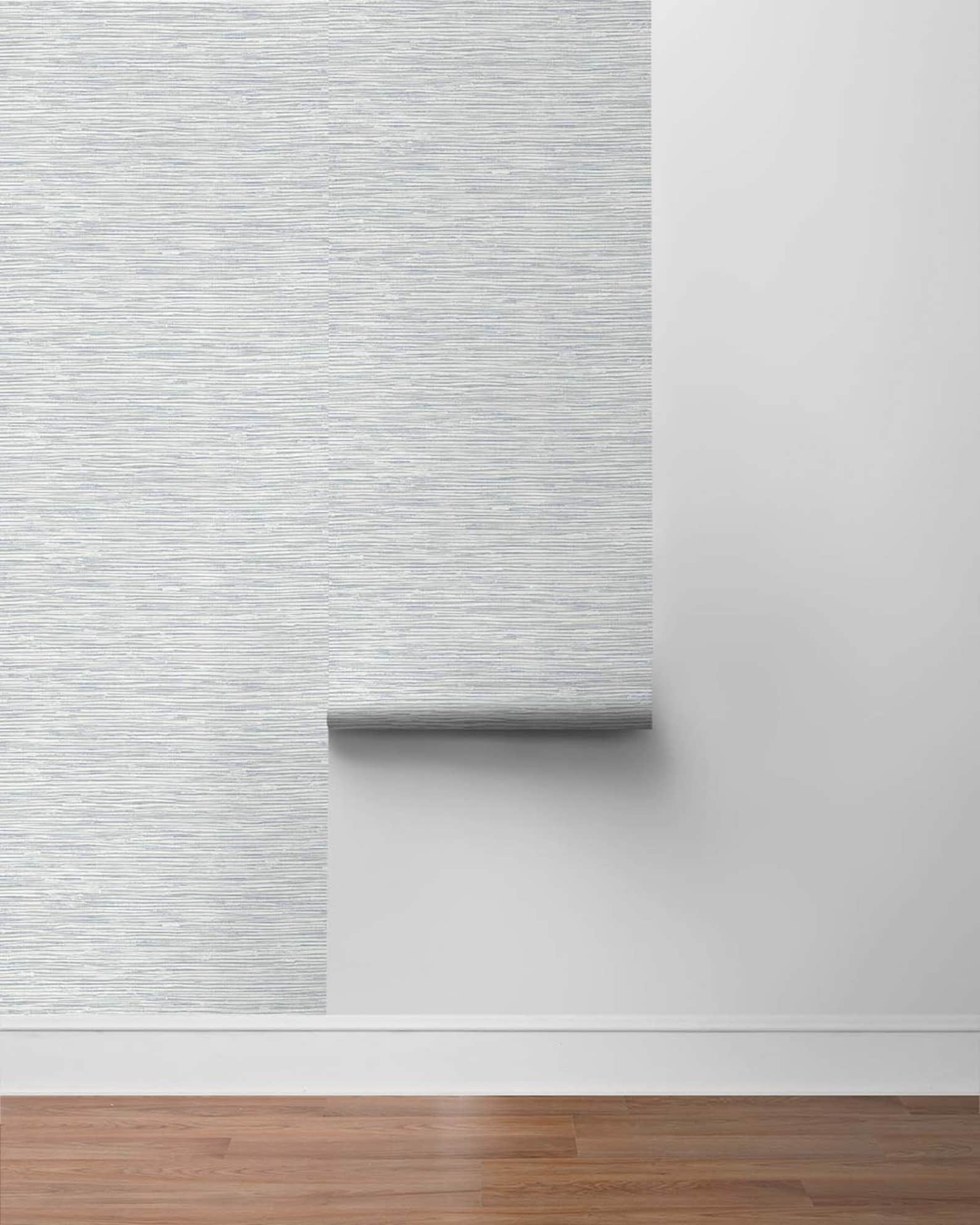 Prepasted Wallpaper Coastal Faux Grasscloth Wallcovering Grey Beach ...