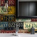 License Plate Peel and Stick Wallpaper Novelty Self Adhesive Renter ...