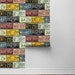 License Plate Peel and Stick Wallpaper Novelty Self Adhesive Renter ...