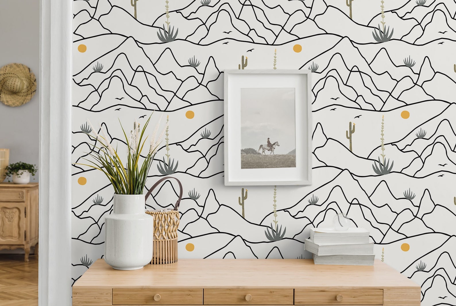 Desert Peel and Stick Wallpaper | Desert Wallpaper | Self Adhesive ...