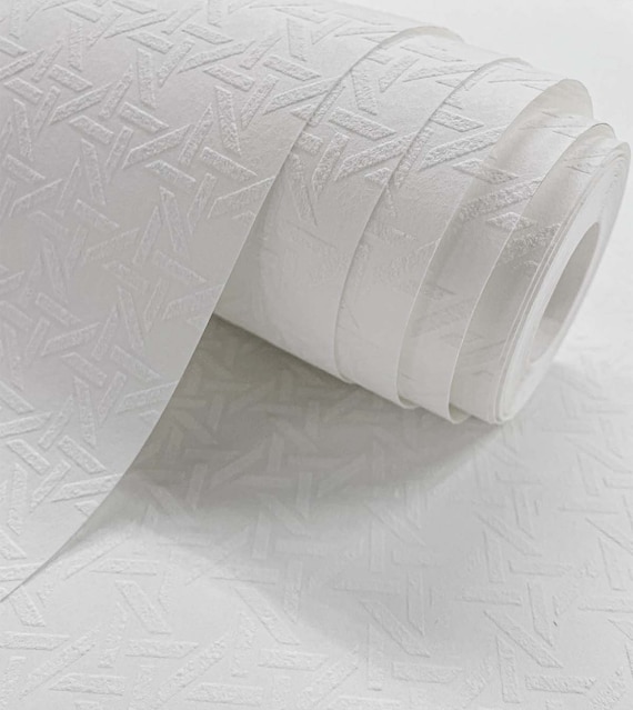 Wallpaper Paintable Wallpaper Wicker Wallpaper Paint - Etsy