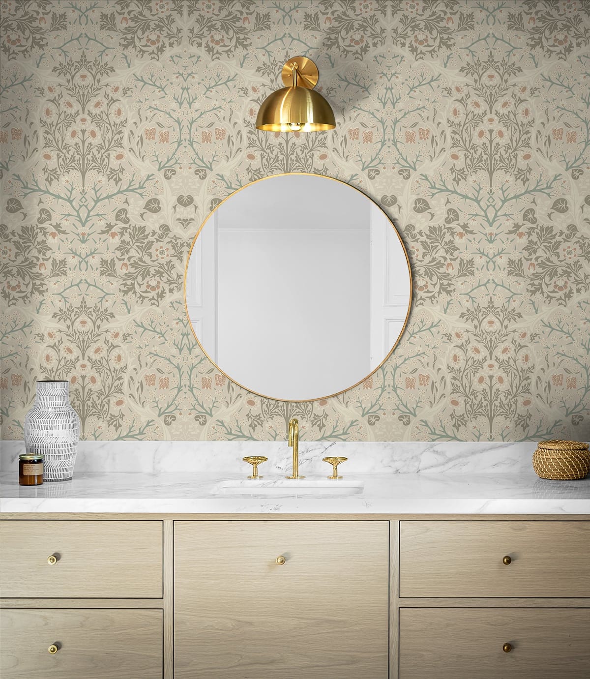 Peel and Stick Wallpaper | Self Adhesive Wallpaper | Floral Peel and ...