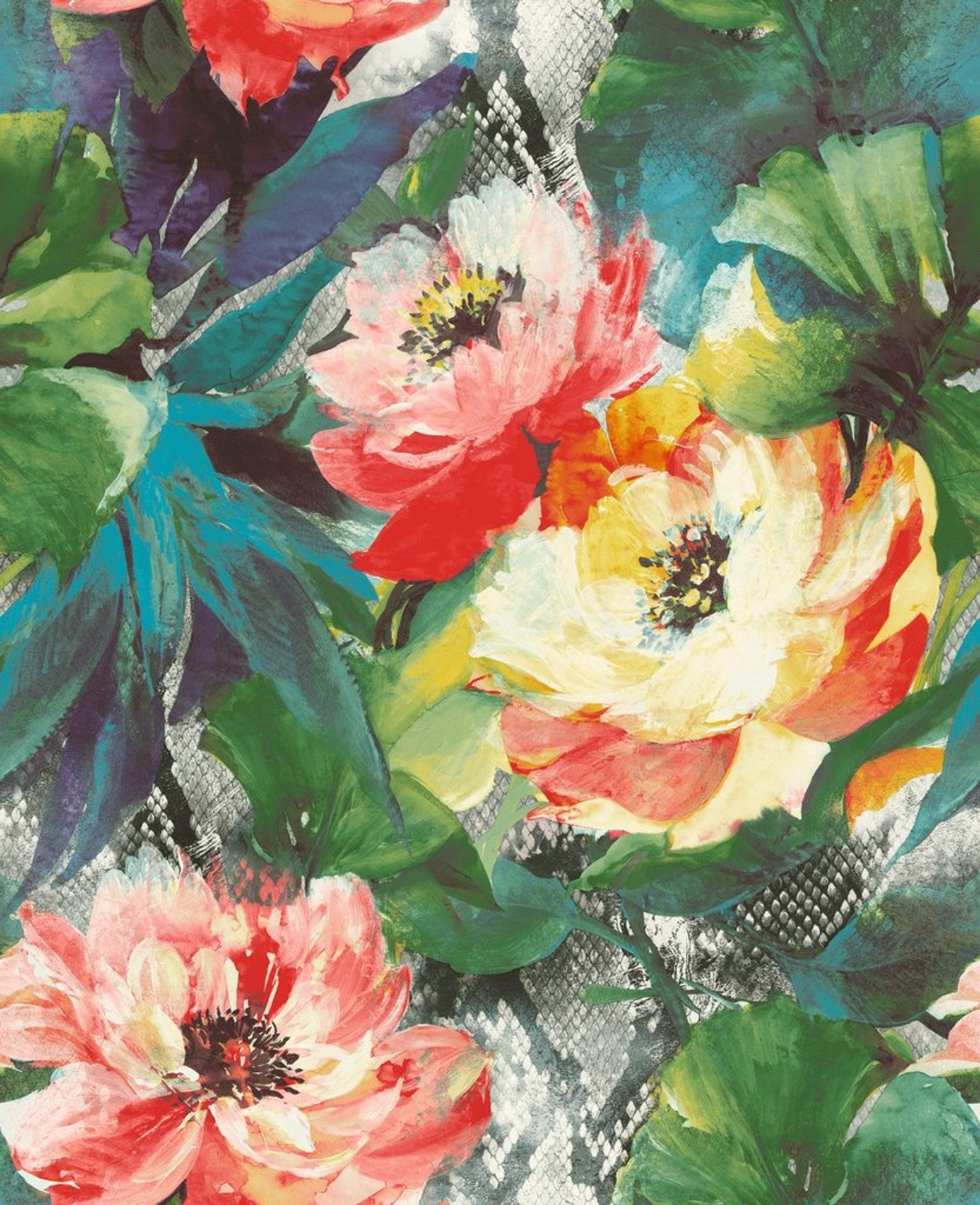 Wallpaper | Floral Wallpaper | Abstract Wallpaper | Watercolor ...
