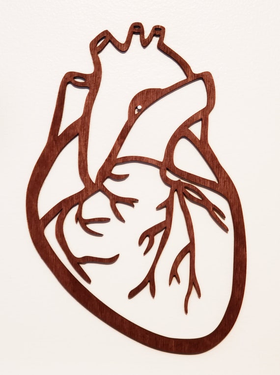 Real Heart Stencil