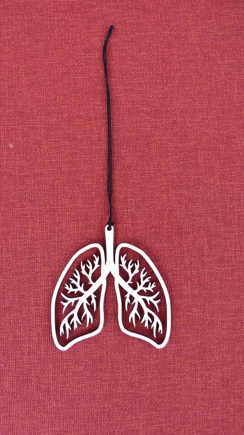 Lungs Ornament Laser Cut Baltic Birch Anatomy Science Phd - Etsy