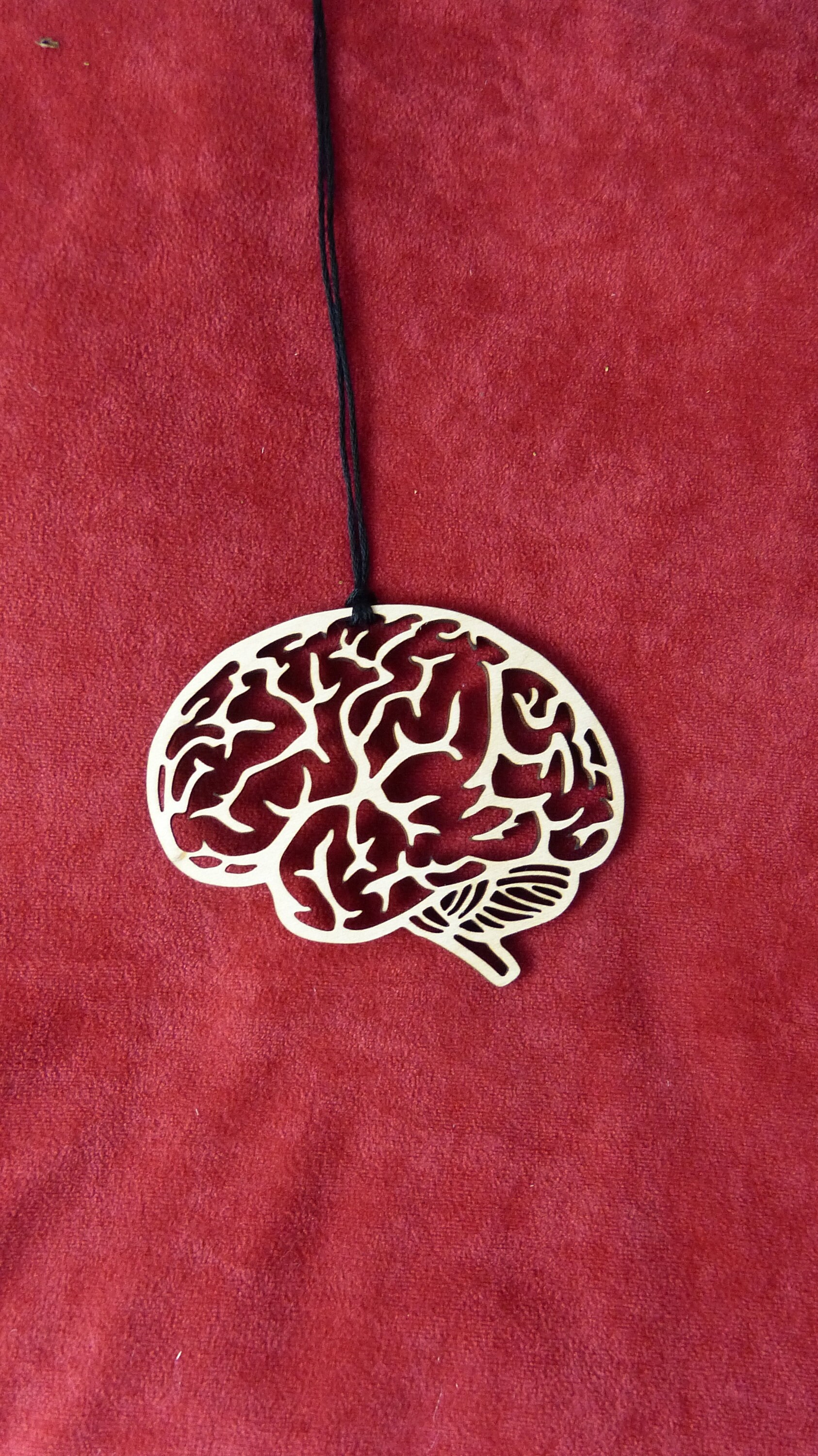 Anatomical Human Brain Ornament Laser Cut Baltic Birch PHD | Etsy